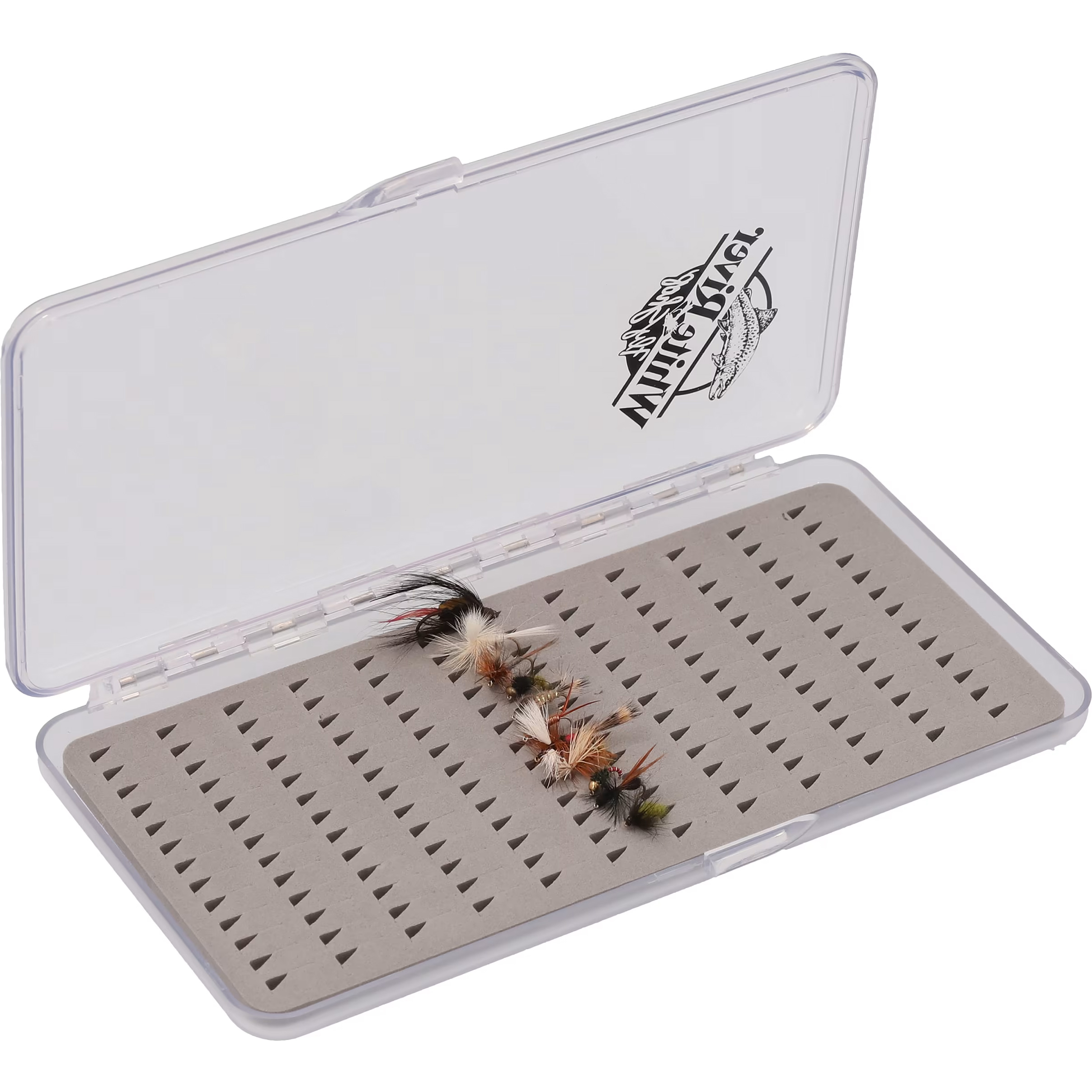 White River Fly Shop Riseform Triangle Slit Foam Fly Box | Bass Pro Shops